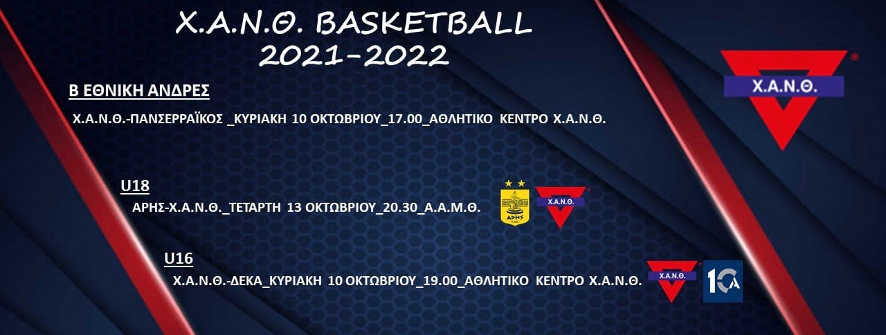 Το Μπάσκετ της Χ.Α.Ν.Θ. σε θέση εκκίνησης: Τα ρόστερ σε Ανδρες ...