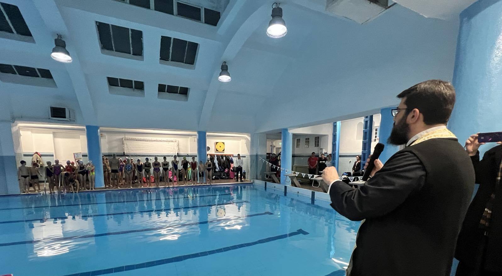 Τελέστηκε ο αγιασμός των υδάτων στην πισίνα της Χ.Α.Ν.Θ. - Χ.Α.Ν.Θ.