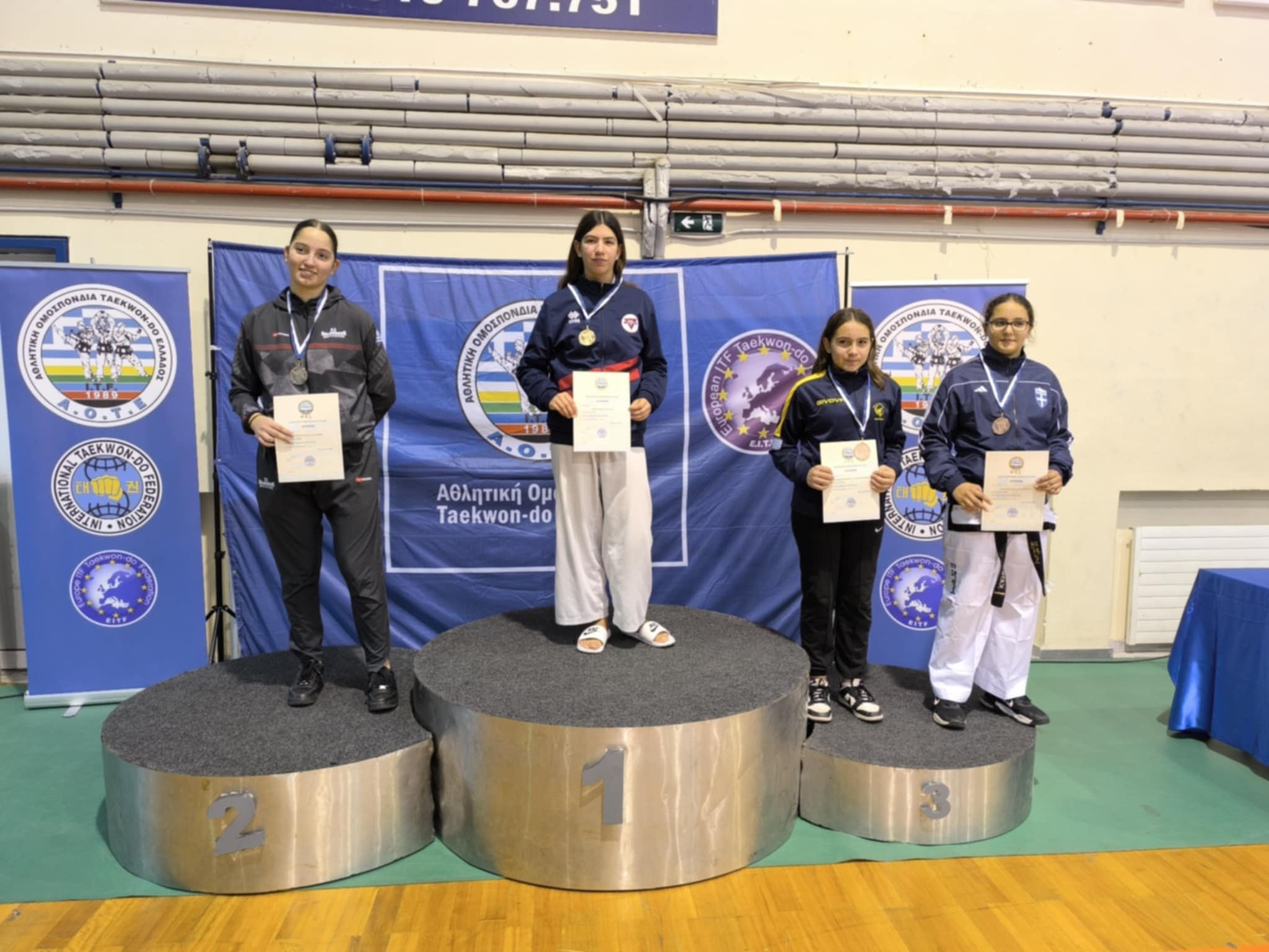Taekwondo ITF: Ένα χρυσό κι ένα χάλκινο μετάλλιο για την Χ.Α.Ν.Θ. στο ...