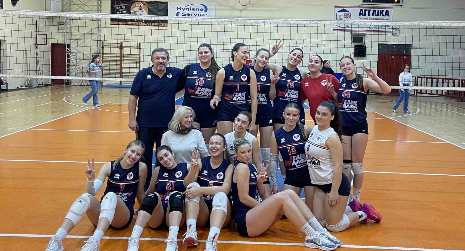 Βολεϊ- Γυναίκες: Η Χ.Α.Ν.Θ. εξασφάλισε την παραμονή της στην Α2 ...